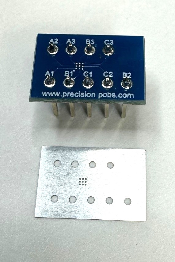 9 Ball BGA Adapter – #PC609BL40 – Precision PCBS Data Sheets